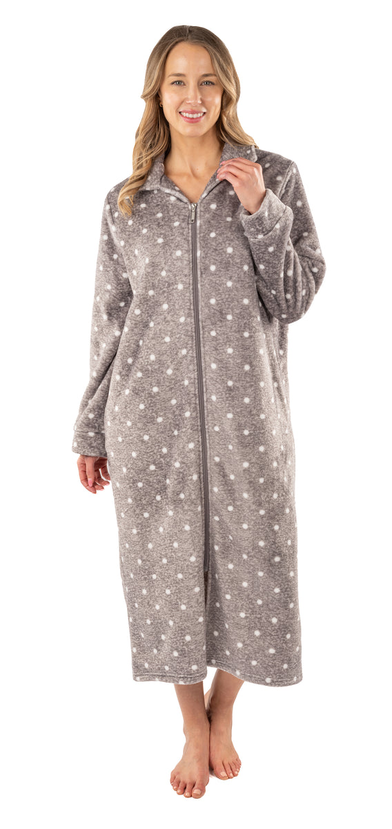 Patricia Plush Zip Robe 48" – Indulge Boutique